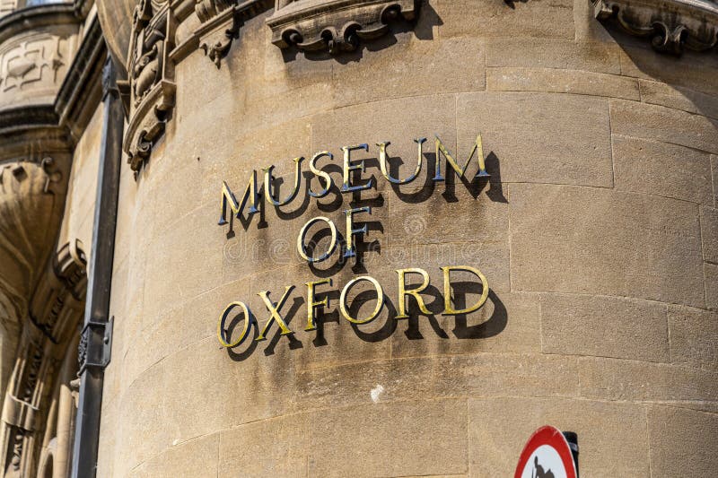 Oxford , UK - June 5, 2024: a Sign at the Museum of Oxford Editorial ...