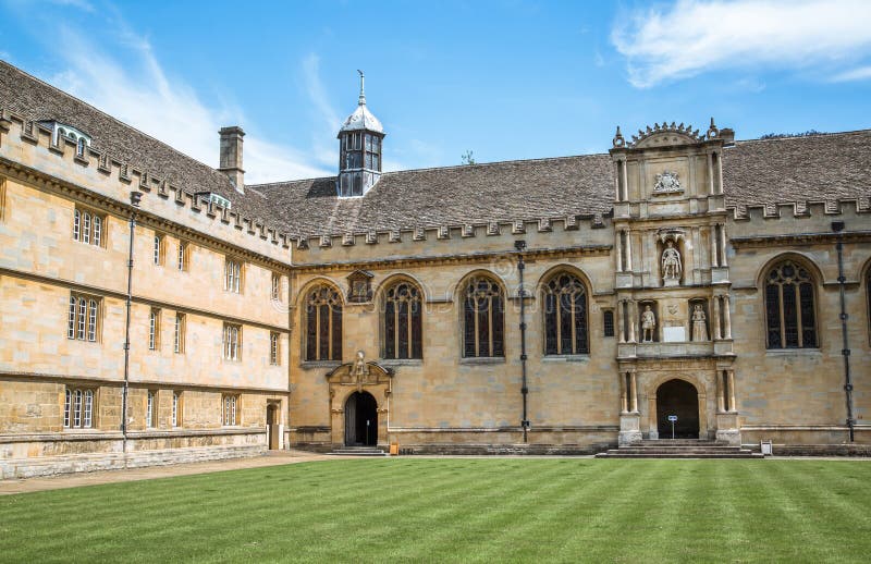 Oxford, Oxford, UK - June2, 2021: Oxford University, Old College ...