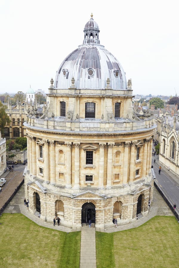 OXFORD/ UK- OCTOBER 26 2016: Elevated View of Radcliffe Camera Building ...