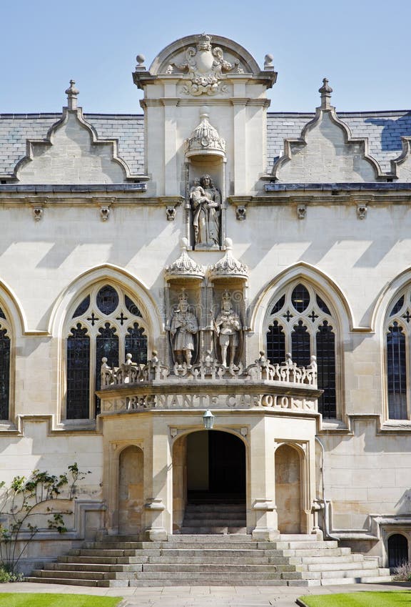 Oxford University Building in England Stock Image - Image of university ...