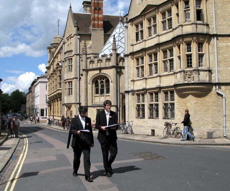 Oxford University Students editorial stock photo. Image of gown - 20415588