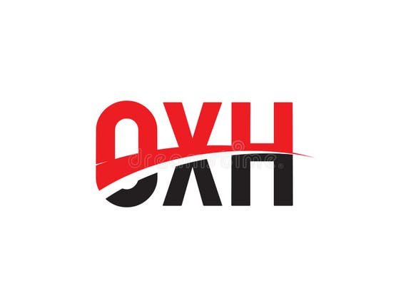 OXH Letter Initial Logo Design Vector Illustration Stock Vector ...