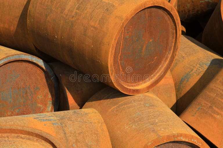 Oxidation Rust Steel Framed Structure Stock Image - Image of iron, rust ...