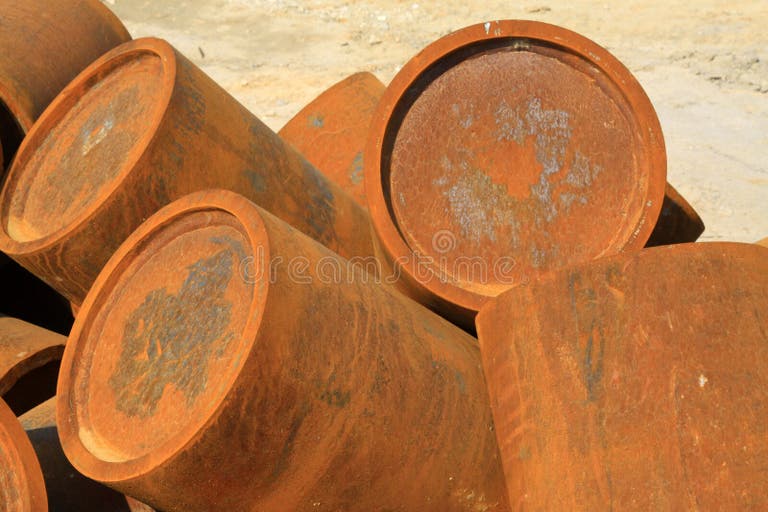 Oxidation Rust Steel Framed Structure Stock Photo - Image of damage ...