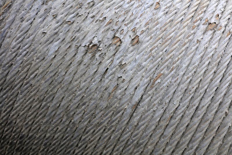 Oxidation Rust Steel Wire Rope Stock Photo - Image of industry ...