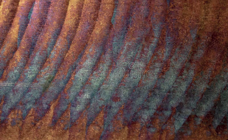 Oxidized Copper, Abstract Artistic Background Stock Photo - Image of ...