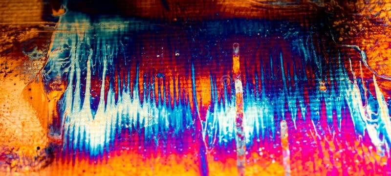 Oxidized Copper Sheet, Abstract Artistic Background Stock Photo - Image ...