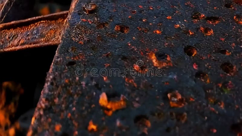 Oxidized Metal Structure Detail Stock Video - Video of decay, vintage ...