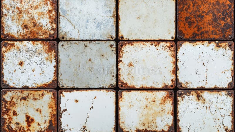 Oxidized Metal a Texture of Rust and Corrosion on White Iron Plate ...