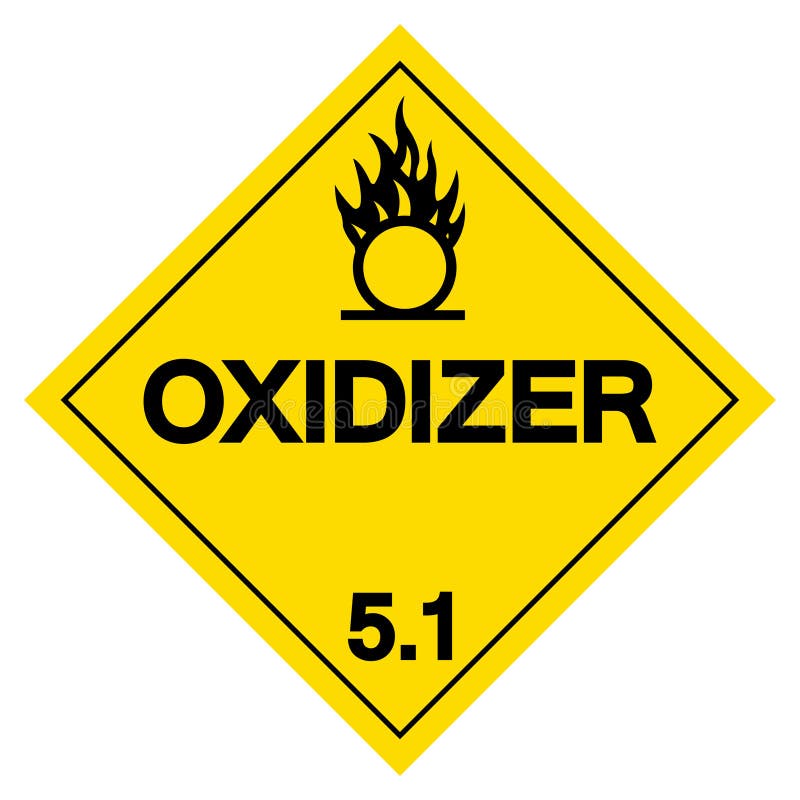 Oxidizer Sign Stock Illustrations – 284 Oxidizer Sign Stock ...