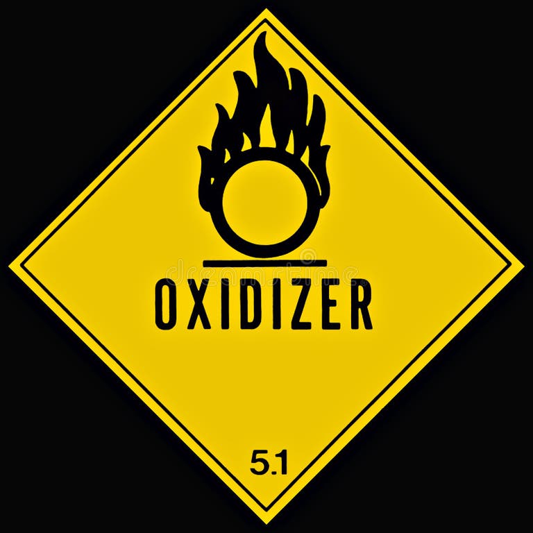 Oxidizer Sign stock image. Image of fatal, emergency, black - 2863547