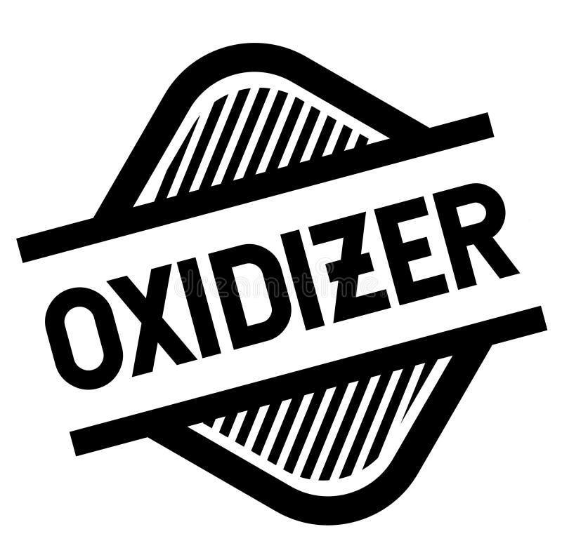 Oxidizer stamp on white stock vector. Illustration of fuel - 124259315