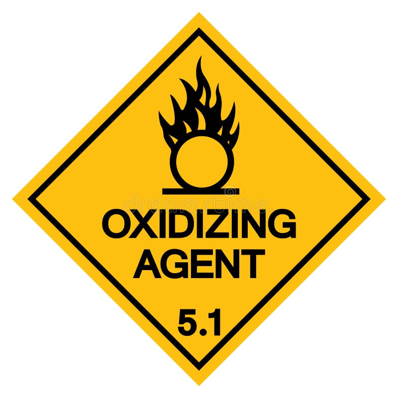 Oxidizing Agent Symbol Sign, Vector Illustration, Isolate on White ...