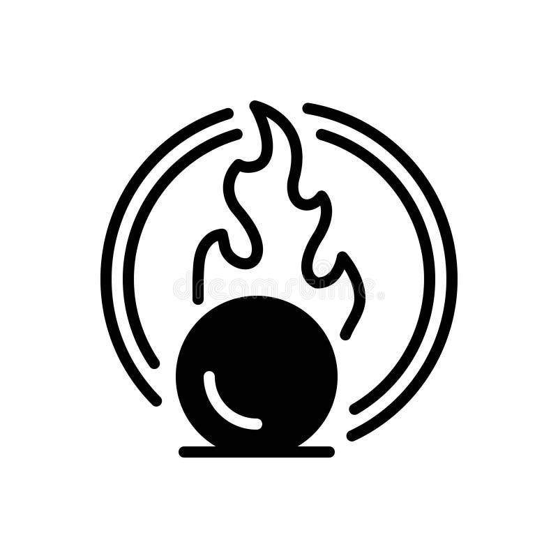 Black Solid Icon for Oxidizing, Oxidizer and Unsafe Stock Vector ...