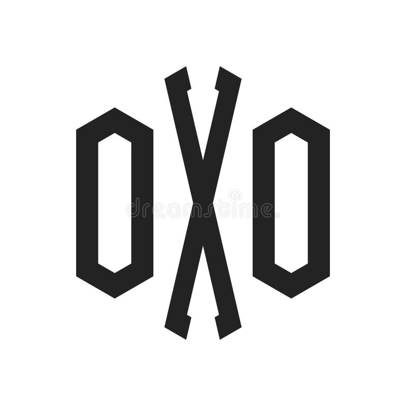 OXO Logo Design. Initial Letter OXO Monogram Logo Using Hexagon Shape ...