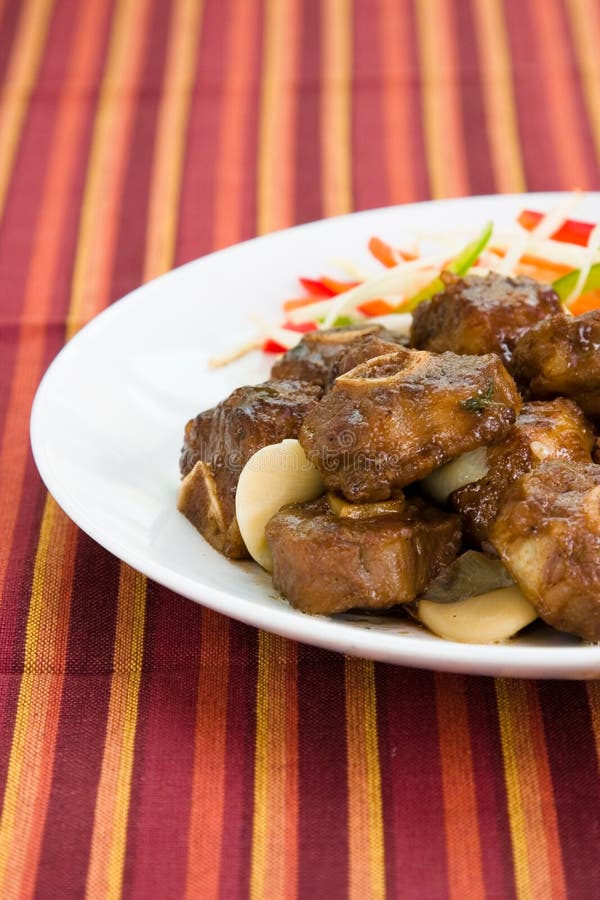 Oxtail Curry with Rice stock image. Image of indian, tasty - 2567099