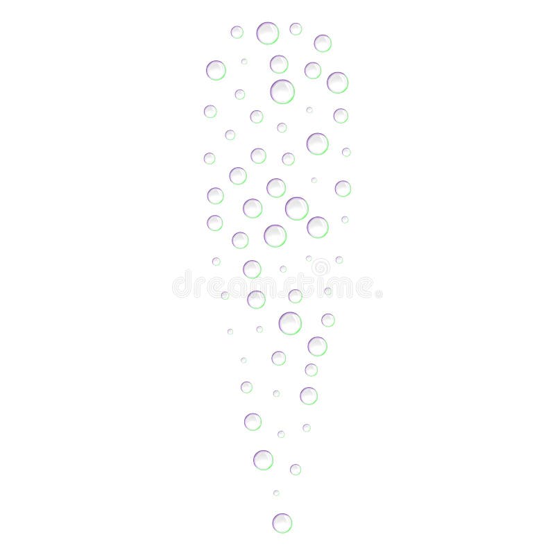 Oxygen Bubbles Icon, Realistic Style Stock Vector - Illustration of ...