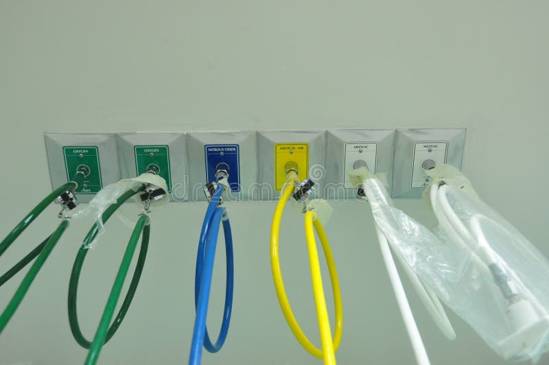 Oxygen cable stock photo. Image of surgery, color, room - 29477814