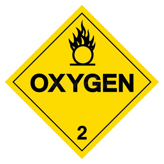 Oxygen Class 2 Symbol Sign, Vector Illustration, Isolate on White ...