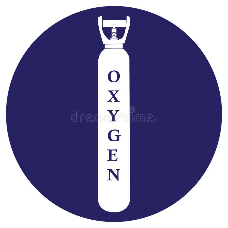 Oxygen Cylinder Icon Design Stock Vector - Illustration of sign, health ...