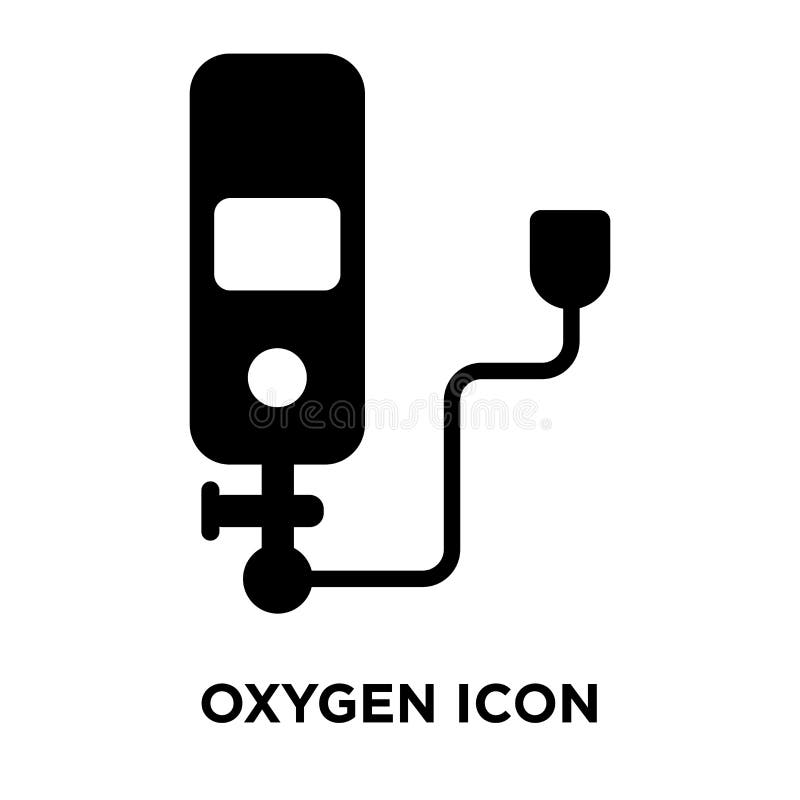 Oxygen Icon Vector Isolated on White Background, Logo Concept of Stock ...