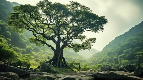 Oxygen lung tree stock image. Image of canopy, environment - 361811891