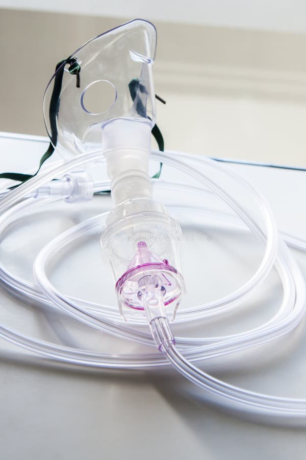 Oxygen Mask for Asthma Treatment. Stock Photo - Image of medication ...