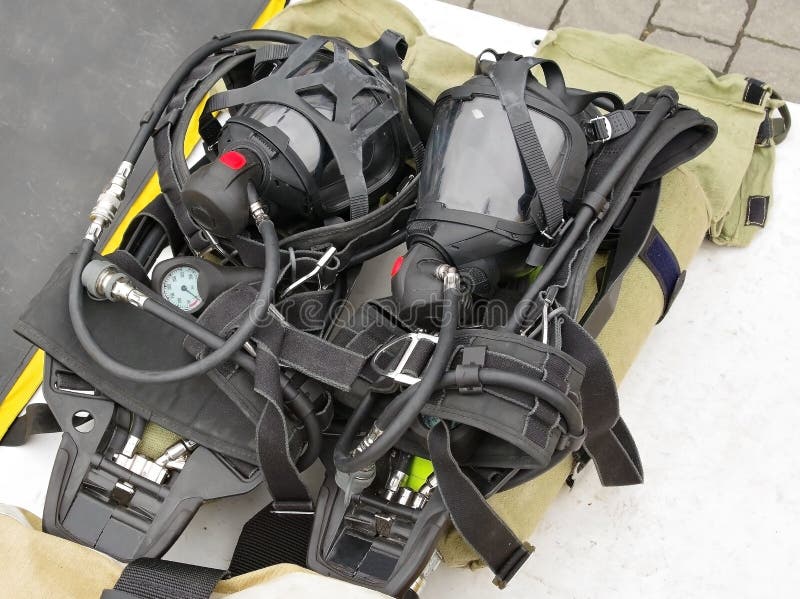 Oxygen Mask , Gas Mask , Firefighters Mask Stock Image - Image of ...
