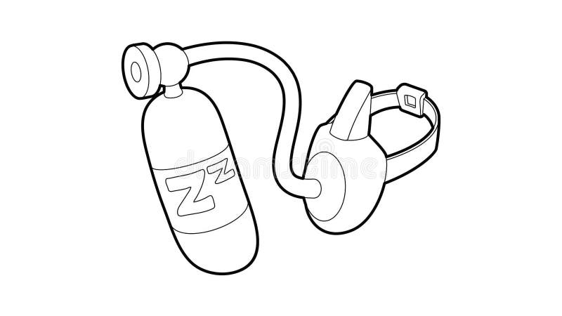 Oxygen mask icon animation stock footage. Video of disease - 202281242