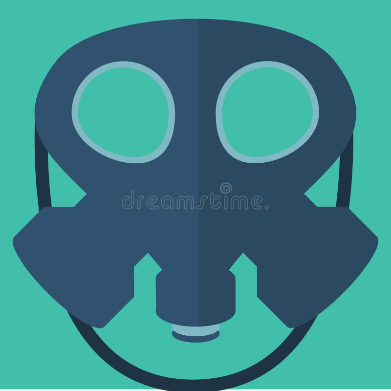 Oxygen Mask. Vector Illustration Decorative Design Stock Vector ...
