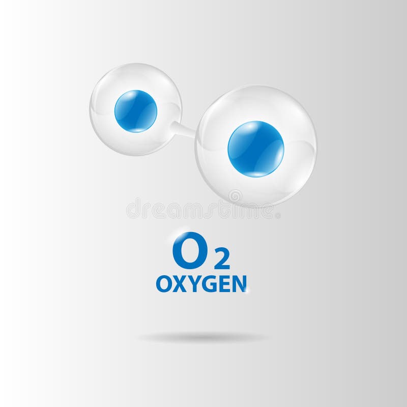 Oxygen Model Molecule. Isolated on White Background. 3D Rendering ... Oxygen Model Molecule. Isolated on White Background. 3D Rendering ...