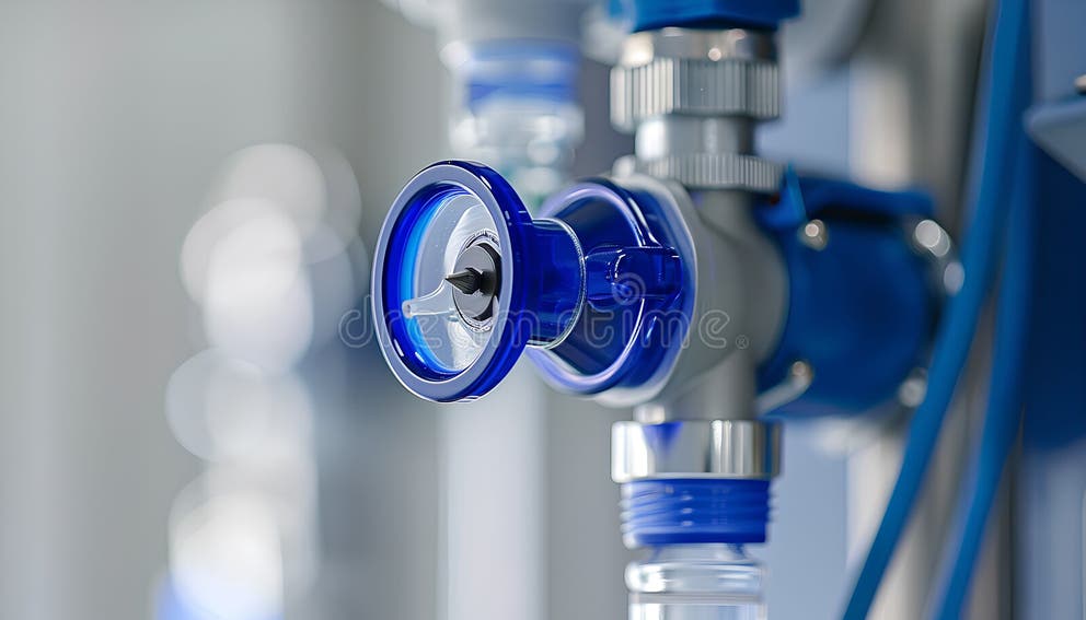 Oxygen Outlet in Operating Room Stock Image - Image of scrubs ...