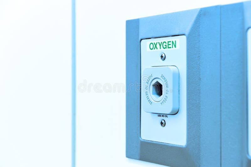 Oxygen Outlet in Operating Room Stock Photo - Image of clinic, medicine ...