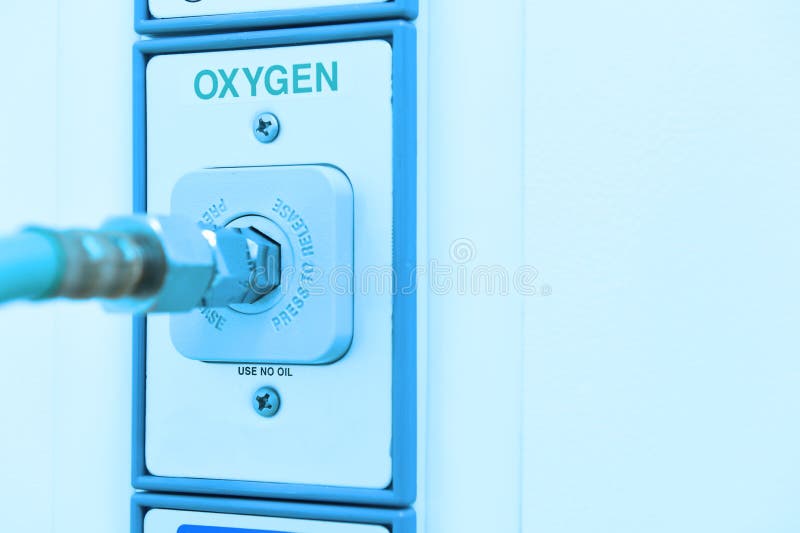 Oxygen Outlet in Operating Room Stock Image - Image of health ...