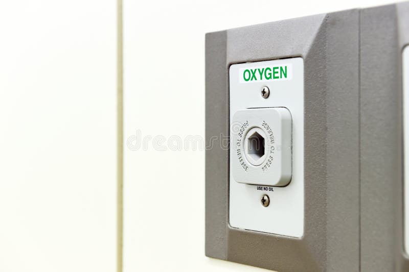 Oxygen Outlet in Operating Room Stock Photo - Image of patients ...