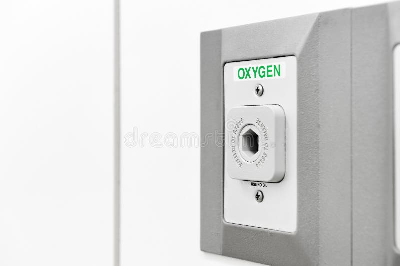 Oxygen Outlet in Operating Room Stock Image - Image of operation ...