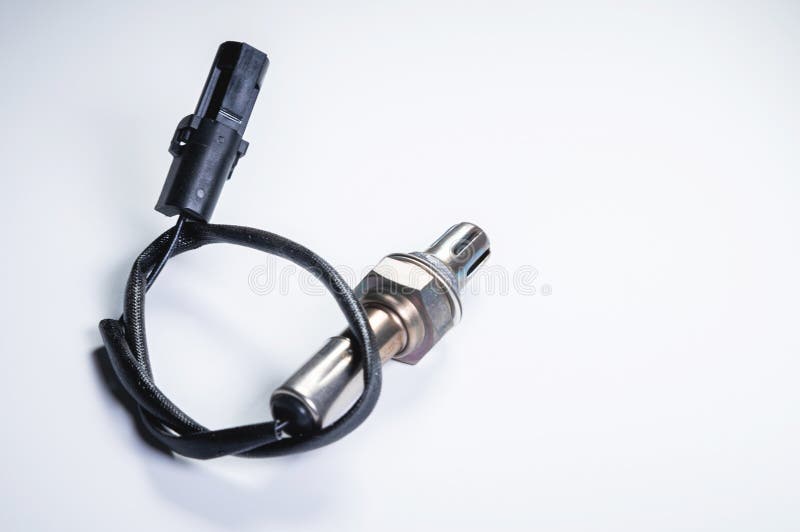 The Oxygen Sensor is a New Lambda Sensor. Spare Parts on the Car on a ...