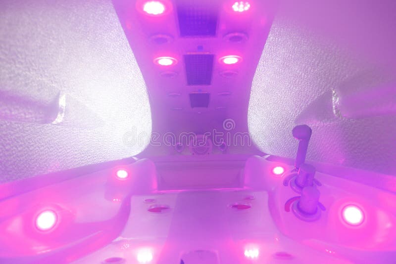 Spa Capsule in the Medical Room Stock Photo - Image of water, interior ...