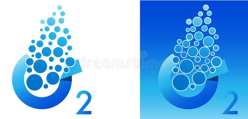 Oxygen symbol stock vector. Illustration of drug, atmosphere - 23813638