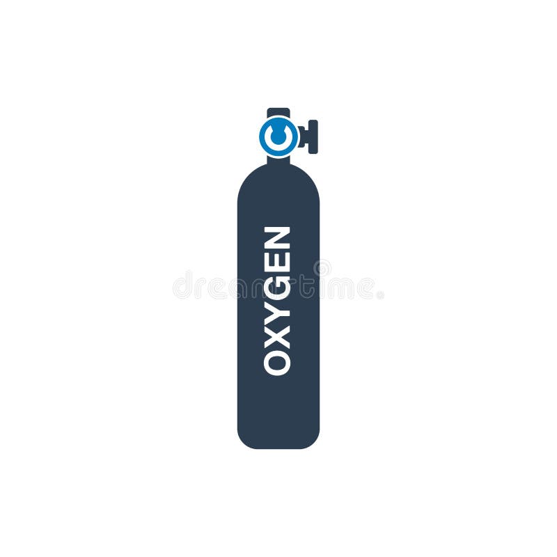 Oxygen Tank Icon. stock vector. Illustration of oxygen - 199684493