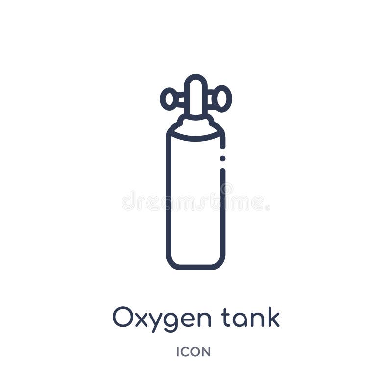 Oxygen Icon In Trendy Design Style. Oxygen Icon Isolated On White ...