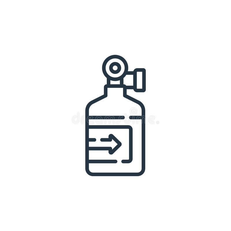 Oxygen Tank Icon. Filled Oxygen Tank Icon for Website Design and Mobile ...