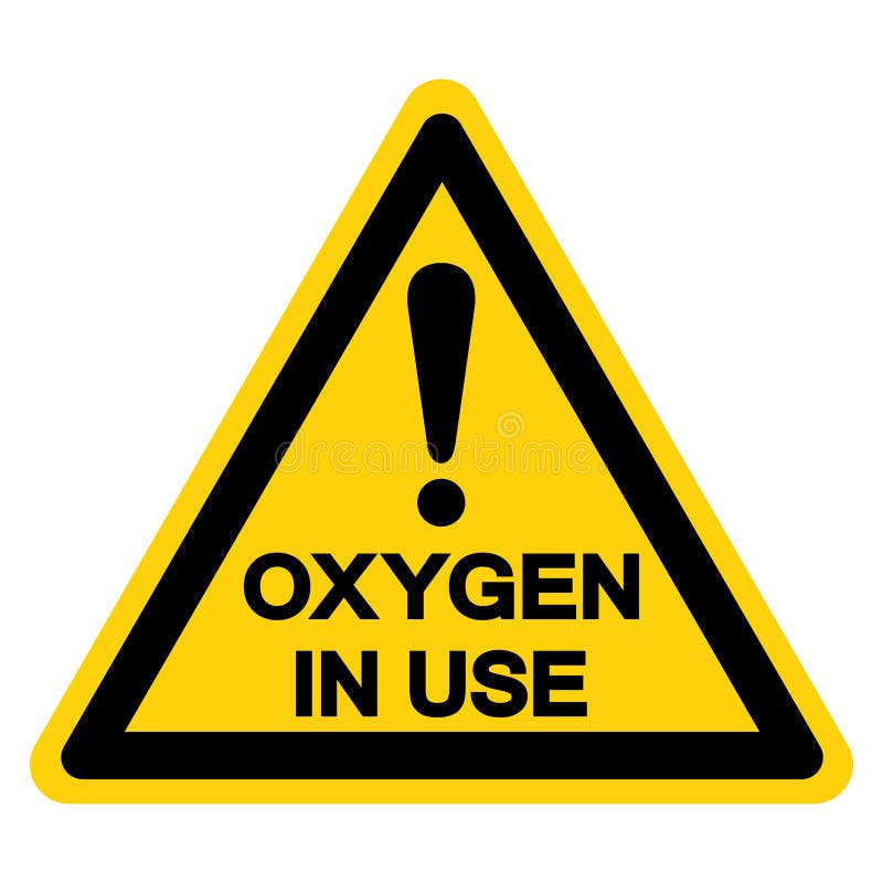 Oxygen Symbol Sign, Vector Illustration, Isolate on White Background ...