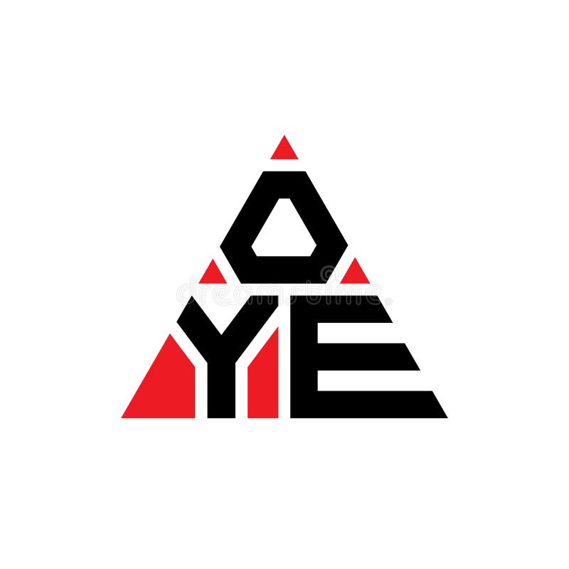 OYD Triangle Letter Logo Design with Triangle Shape. OYD Triangle Logo ...
