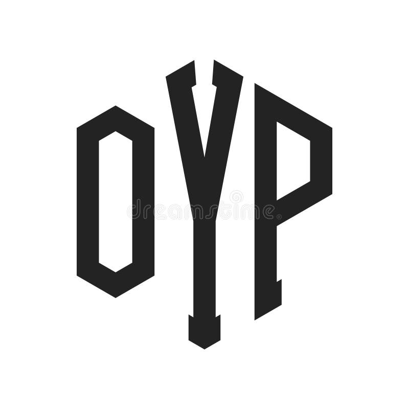 OYP Logo Design. Initial Letter OYP Monogram Logo Using Hexagon Shape ...