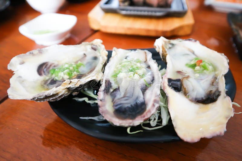 Oyster or Raw Oyster , Raw Shell Stock Image - Image of serve, oyster ...