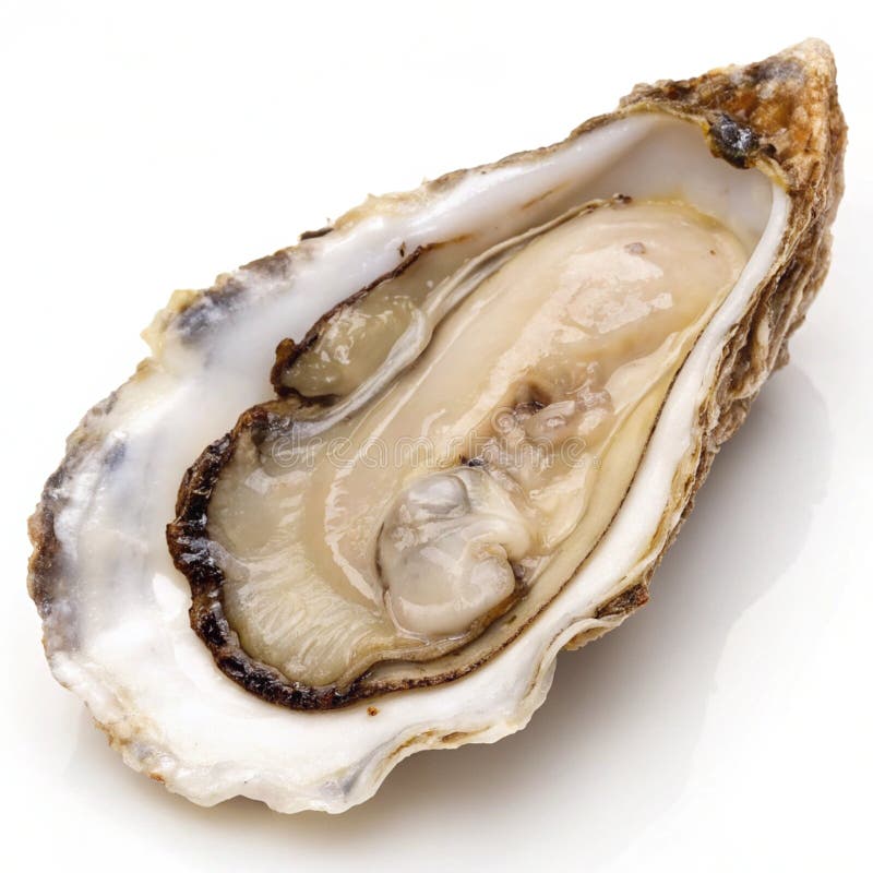 Oyster (Top View stock illustration. Illustration of fresh - 366700819