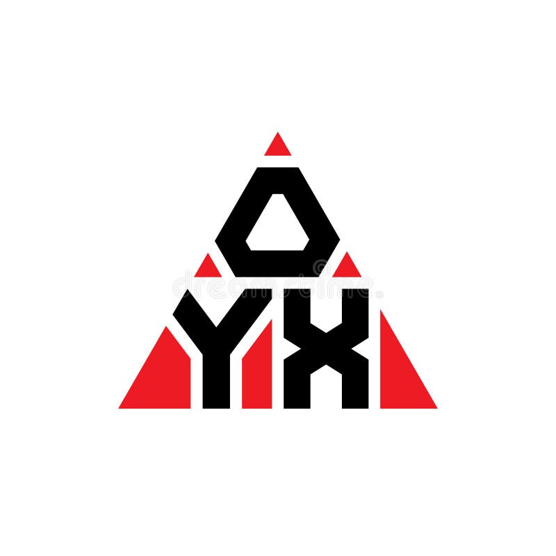 OYX Triangle Letter Logo Design with Triangle Shape. OYX Triangle Logo ...