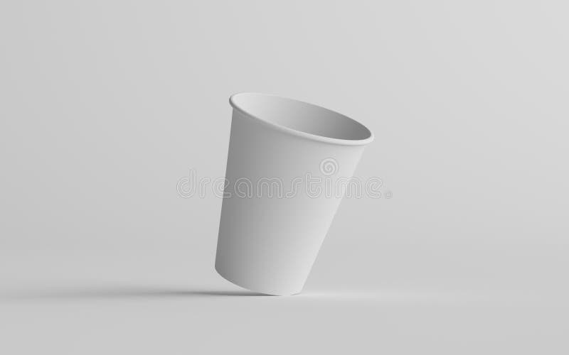12 Oz. / 355ml Single Wall Paper Regular / Medium Coffee Cup Mockup ...
