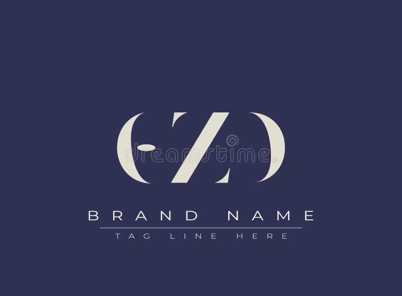 OZD Abstract Letter Logo Design Stock Vector - Illustration of elegant ...